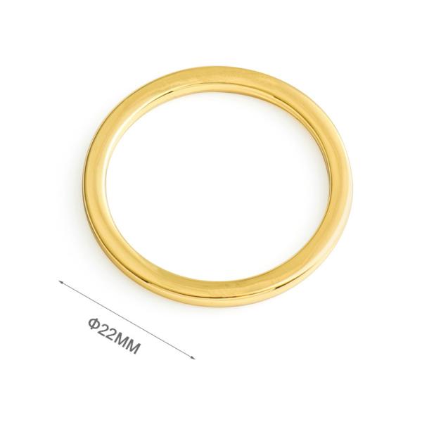 Quality User-Friendly 14mm Gold O Ring Custom Clothing Accessories for Swimwear Metal O for sale