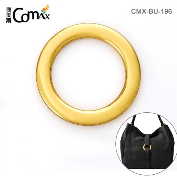 Quality High Grade Metal Ring Buckle Flat O Ring Gold Plated O Bag Accessories for End for sale
