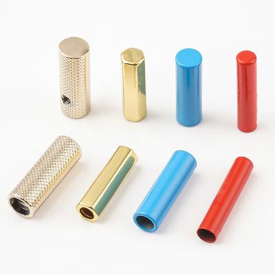 Cina Custom Shoelace Tips for Sneakers Shoes Strings 3.5mm Metal Aglets Logo Customer Logo in vendita