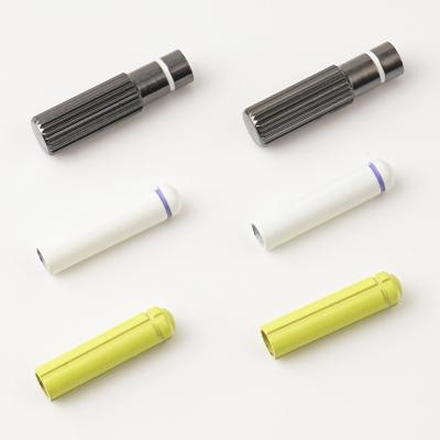 Cina Custom Zinc Alloy Metal Drawstring Tips for Hoodie Strings Customized Designs Follow in vendita
