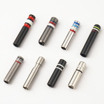 Cina Custom Zinc Alloy Metal Drawstring Tips for Hoodie Strings Customized Designs Follow in vendita