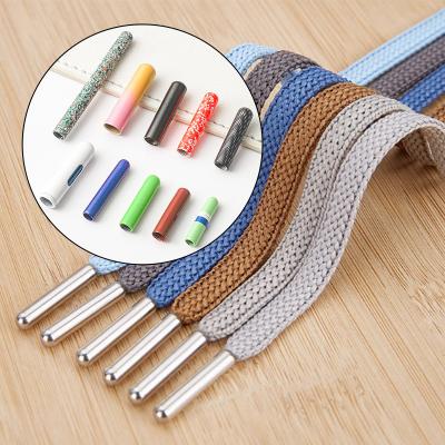 Cina Colorful Shoelace Aglet Hoodie Laces Tip Drawstring Metal Cord Tip for Custom Hoodies in vendita