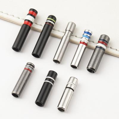 Cina 100% Inspection Custom Drawstring Metal Tips for Sneaker Shoe Laces Customized Color in vendita