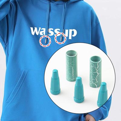 Cina Customized Designs for Clothing Metal Aglet Replacement Hoodie Tips Swimwear String Tip in vendita