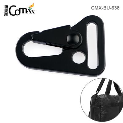 Cina 25mm Black Spring Metal Hook Buckle Clip for Bag Straps Convenient and Versatile in vendita