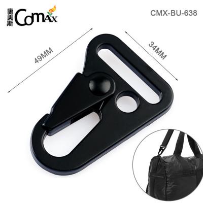 Cina 25mm Black Spring Metal Hook Buckle Clip for Bag Straps Convenient and Versatile in vendita