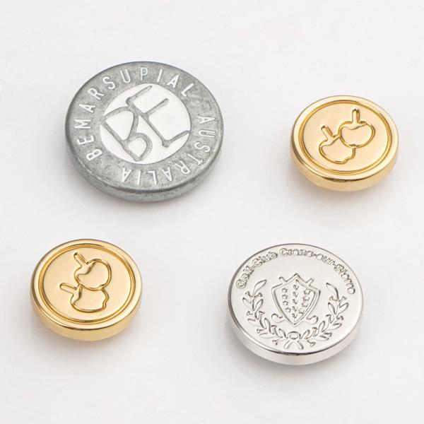Quality User Friendly High Level Purse Hardware Custom Logo Metal Rivet Engraved Logo for sale