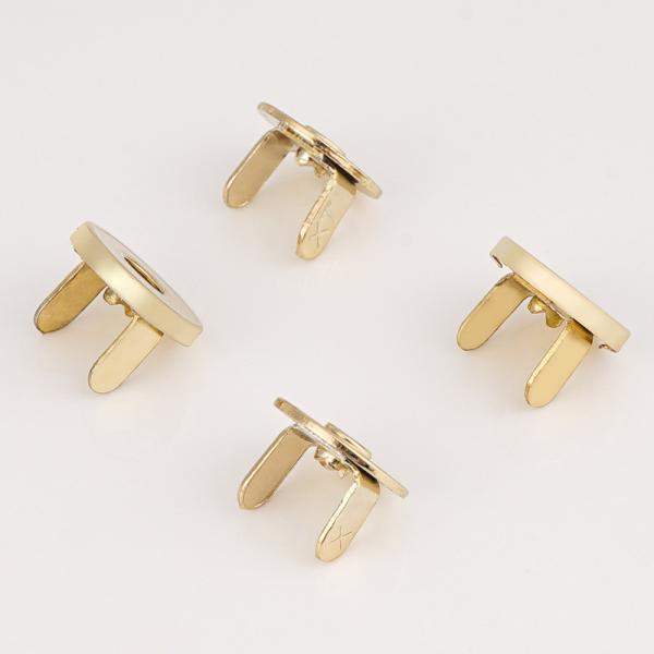 Gold Handbag Customized Color 12mm Magnet Magnetic Buckle Button Custom Button Magnet