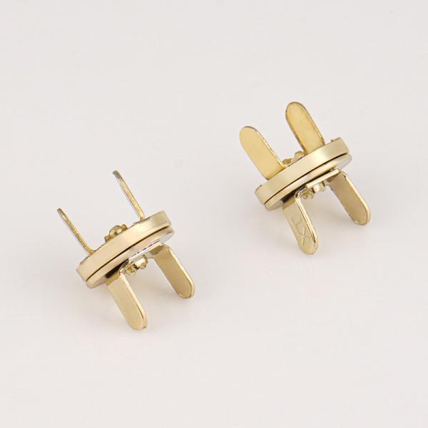 Gold Handbag Customized Color 12mm Magnet Magnetic Buckle Button Custom Button Magnet