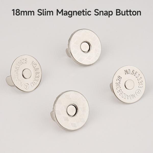 Gold Handbag Customized Color 12mm Magnet Magnetic Buckle Button Custom Button Magnet