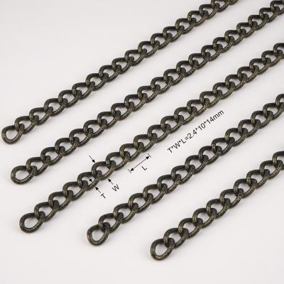 Cina High Grade Iron Metal Chain for Customized Plating Handbags Accessories Bag Chain in vendita