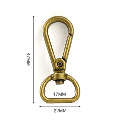 China Customized Alloy Bags Snap Metal Dog Hook Buckle 5/8