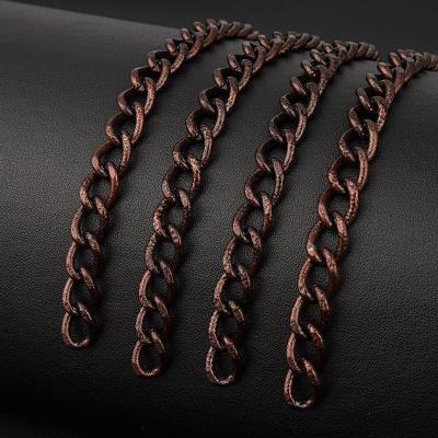 Cina Prevent Fade Handbag Customized Bag Chain High Grade Leather Chain Strap for Bag in vendita