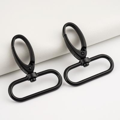 Cina Black Snap Hook Bag Accessories 1.5 Inch Oval Snap Hooks for Customized Computer Shoulder Strap in vendita