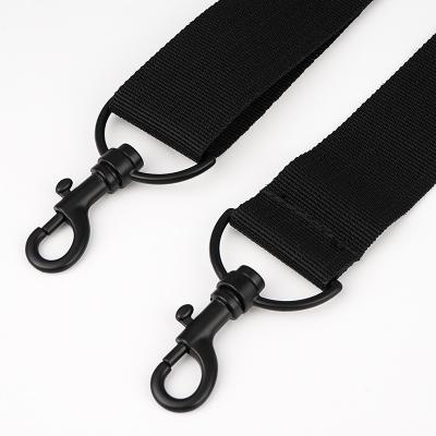China Zinc Alloy Metal Swivel Clasps Lanyard Snap Hook Black Lobster Clip for Bags and Keys for sale
