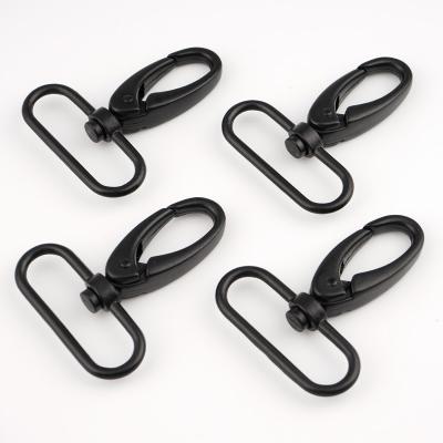 Cina Nickel-free 1.5 Inch Swivel Hook for Sling Bag Standard Size Matt Black Metal Snap Hook in vendita
