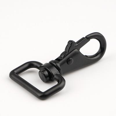 Cina OEM/ODM Welcome 1 Inch Swivel Snap Hook Dog Leash Design Black Dog Clip Hook 25mm Metal for Handbag in vendita