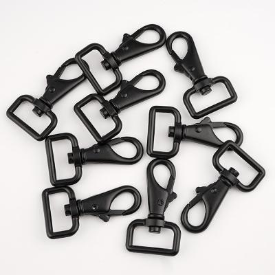 Cina OEM/ODM Welcome 1 Inch Swivel Snap Hook Dog Leash Design Black Dog Clip Hook 25mm Metal for Handbag in vendita