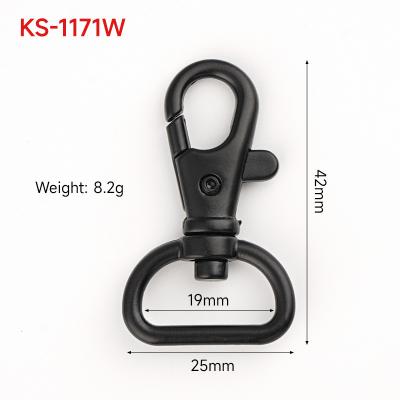 Cina Provide Samples 20mm Zinc Alloy D Ring Snap Hook for Purse Lanyard Clip in vendita