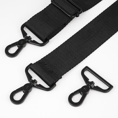 China Metal Bag Hardware Accessory Stock 38mm Black Snap Buckle Clasps Swivel Hook for Handbag Te koop