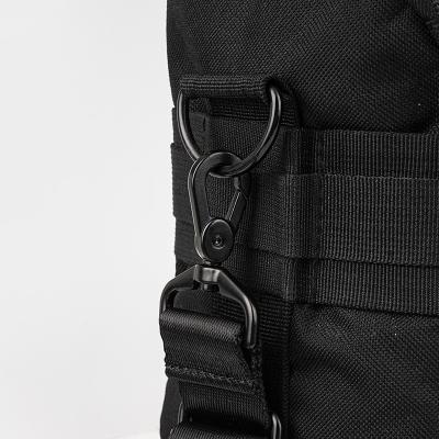 China Metal Bag Hardware Accessory Stock 38mm Black Snap Buckle Clasps Swivel Hook for Handbag Te koop