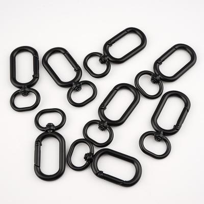中国 Metal Swivel Spring Clasp Hook High Grade for Handbag Accessory 18mm Black Snap Hook 販売のため