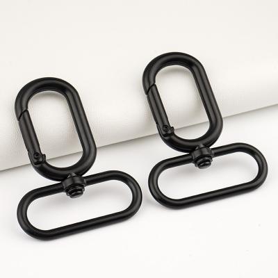 中国 Metal Swivel Spring Clasp Hook High Grade for Handbag Accessory 18mm Black Snap Hook 販売のため