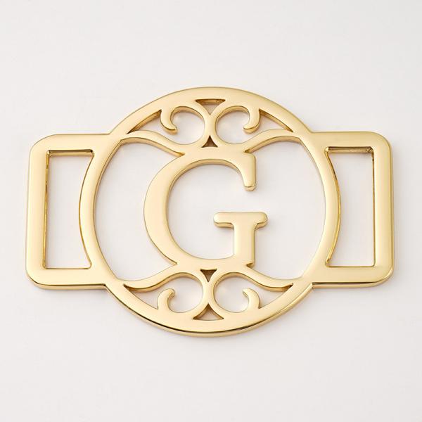 Quality Customized Size Metal Clothing Logos with Small Gold Logo Metal Tag Cut Out Logo for sale