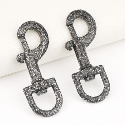 China Eco-friendly Handbag Diy Accessory Swivel Eye Snap Hook 11mm Antique Nickel Metal Clasp Te koop