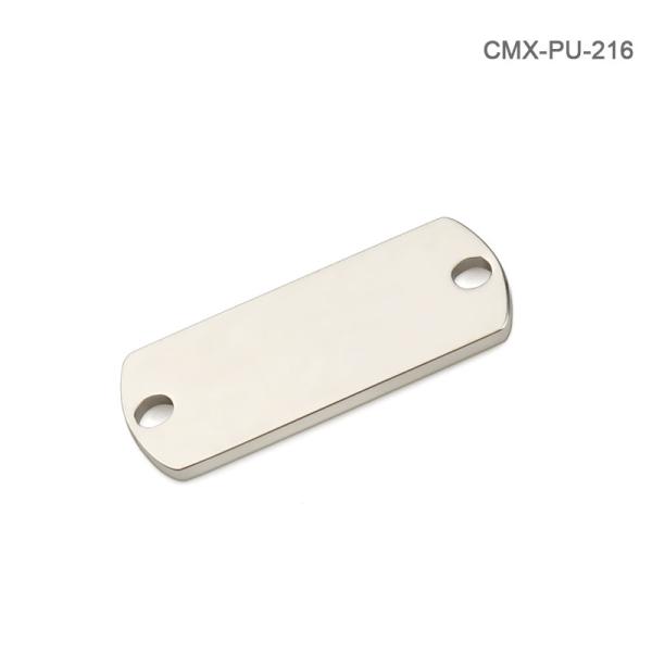 Quality Style User-Friendly Garment Labels for Custom Metal Sewing Tag on Swimwear and for sale