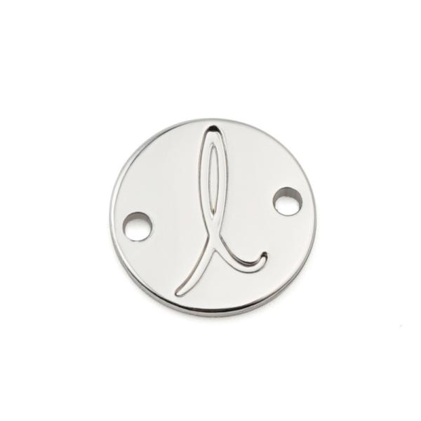 Quality Customized Round Metal Abaya Tags Sewing Circular Metal Label for Sustainable Hijab for sale