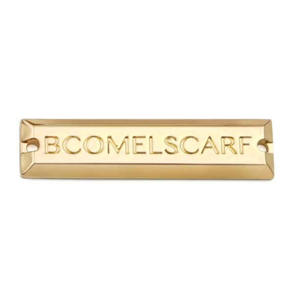 Quality Private Label Custom Shape Metal Tag For Clothing Gold Metal Sewing Garment Logo Design for sale