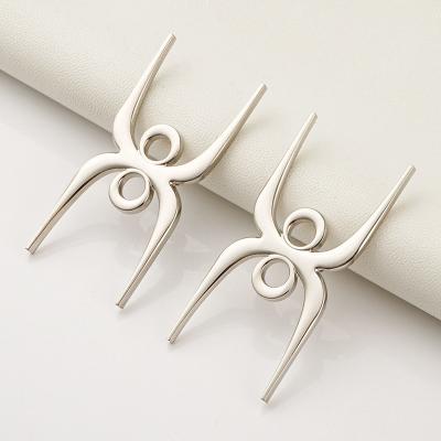 China Zinc Alloy Metal Clothing Label For Custom Private Swimwear Sewing Bikini Accessories for sale