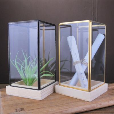China Simple Design Glass Candle Holder for Home/Party Decoration for sale