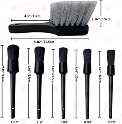 Cina la spazzola di pulizia automatica di 7pcs 610g per la punta dello scarico dell'automobile spinge i posti interni in vendita