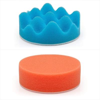 Cina Le spugne di lucidatura dell'automobile 22PCS perforano i cuscinetti di lucidatura a 3 pollici del tampone a cuscinetti per lucidare in vendita