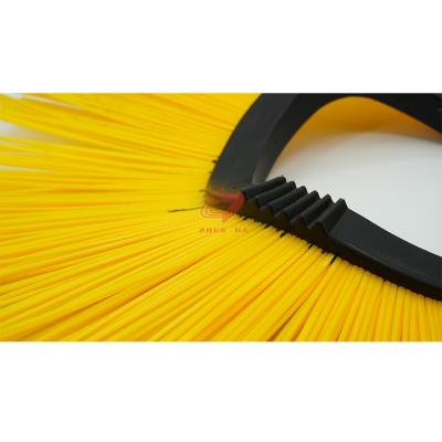 Cina Filamento diritto della spazzola di plastica della spazzatrice stradale dell'iniezione con l'anello del disco in vendita