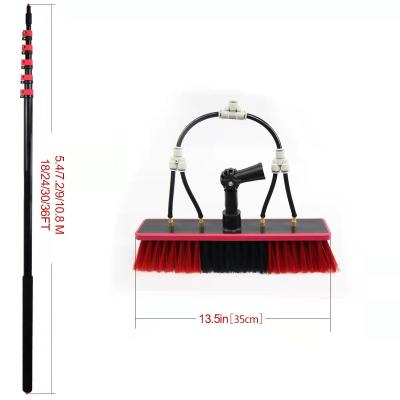 Cina Colore rosso che incastra la spazzola del pannello solare con 3,6 m. Handle in vendita