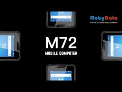 頑丈なPDA M72、3.97インチWVGA LCD、キーボード＆タッチ、Android 9、MT8768、3GB+32GB、WWAN、WLAN、BT、GPS、1Dスキャンエンジン、バーコードスキャナー