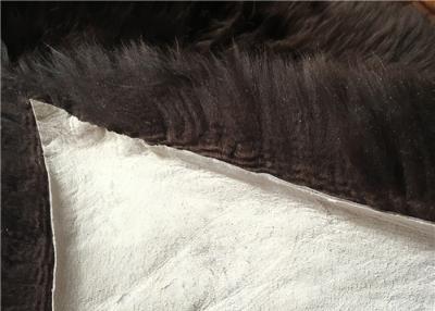 Cina Slittamento tinto Grey reale lungo della coperta della pelle di pecora della lana anti per il gioco del bambino del salone in vendita