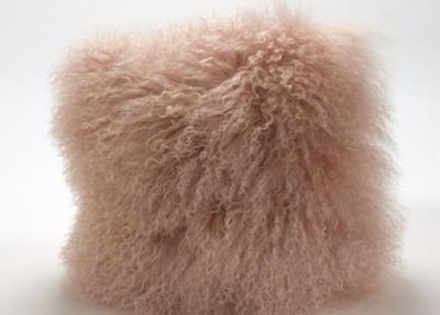 Cina Cuscino decorativo sfocato bianco, cuscino mongolo riccio extra-lungo della lana d'agnello  in vendita