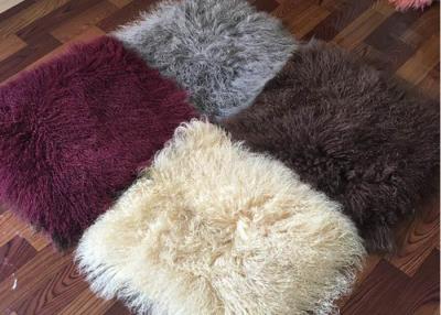 China Algemene Mongoolse de Schapehuiddeken 60x120cm van het bontbed het Beige Kleur Vuurvast maken Te koop