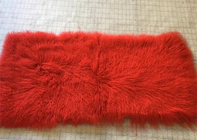 Cina Grande coperta bianca pelliccia mongola/tibetana di 100% della pelle di pecora dei capelli lunghi ricci molli dell'agnello in vendita