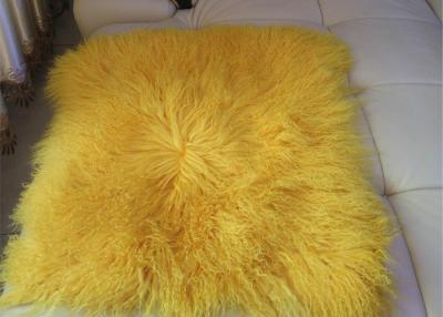 Cina Coperture di Seat mongole reali della sedia dell'automobile della coperta della pelle d'agnello dei blu navy con capelli ricci lunghi in vendita