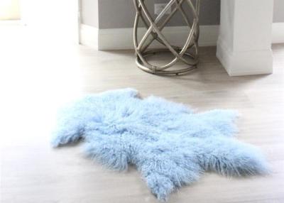 Cina Coperte e tappeti decorativi del pavimento delle coperte dell'agnello della coperta del letto della coperta mongola reale rosa naturale della pelliccia per il salone in vendita
