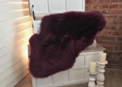 China Australian Sheepskin Rug , Genuine Australian Sheepskin Rug One Pelt Ivory Natural Fur , Single for sale