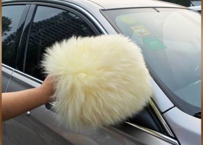 中国 100%のオーストラリアの自然なウールが付いている自動詳述用具車のクリーニングのミット 販売のため