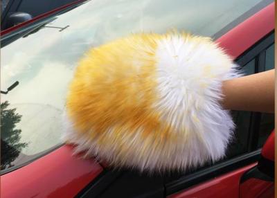 Cina Guanto lungo genuino di lavaggio dell'automobile della lana merino del guanto mezzo dell'autolavaggio della pelle di pecora in vendita