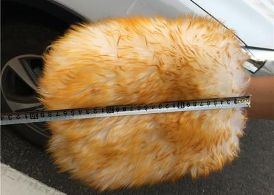 Cina Guanto reale di pulizia dell'automobile della lana d'agnello dell'Australia dei capelli lunghi del guanto mezzo dell'autolavaggio della pelle di pecora in vendita