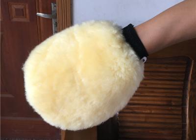 Cina Colore beige del breve della lana merino guanto mezzo molle genuino del lavaggio per la riduzione dei graffi in vendita